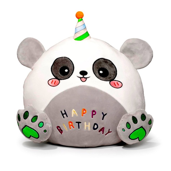 Toys | New Happy Birthday Stuffed Animal Adorable Panda Plush Toy W ...